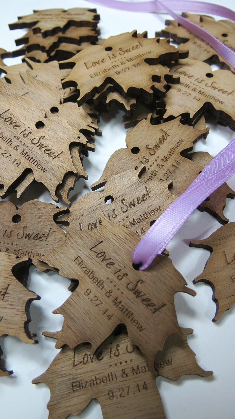 2 X 2 Maple Syrup Tags Custom Wedding Tags Wood Wedding | Etsy