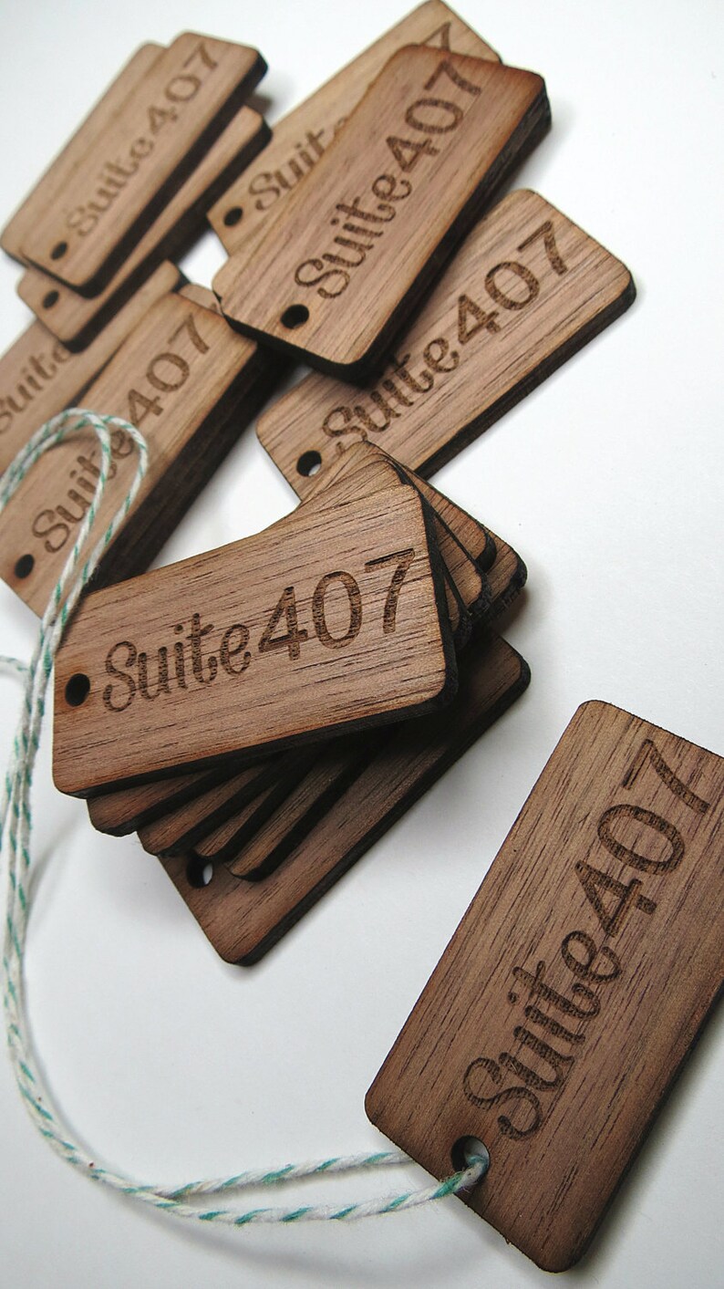 50 1 X 2 Custom Wood Tags Custom Engraved Tags Wood Gift - Etsy