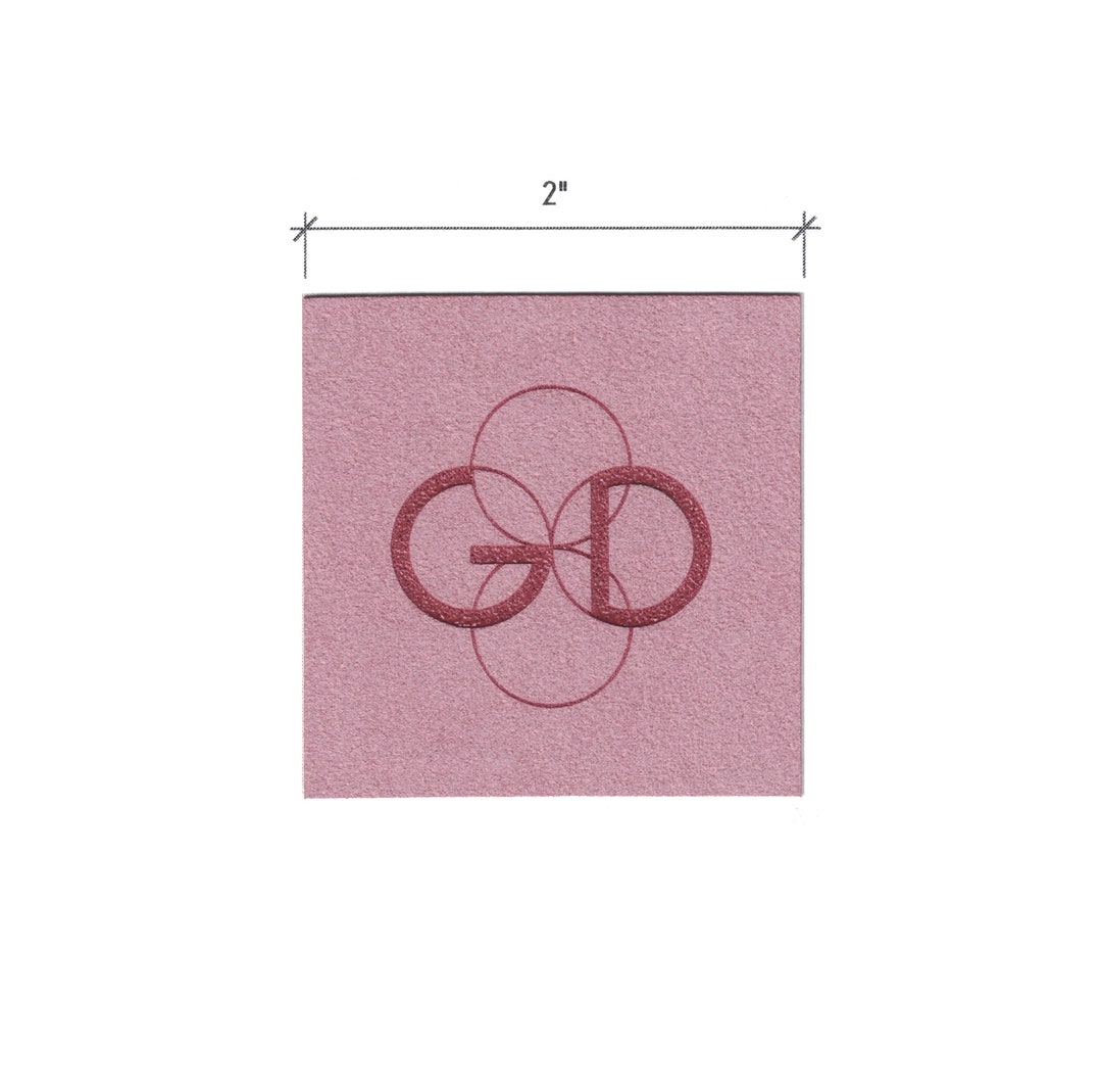2 X 2 Faux Suede - Custom Patch - Custom Patches - Etsy