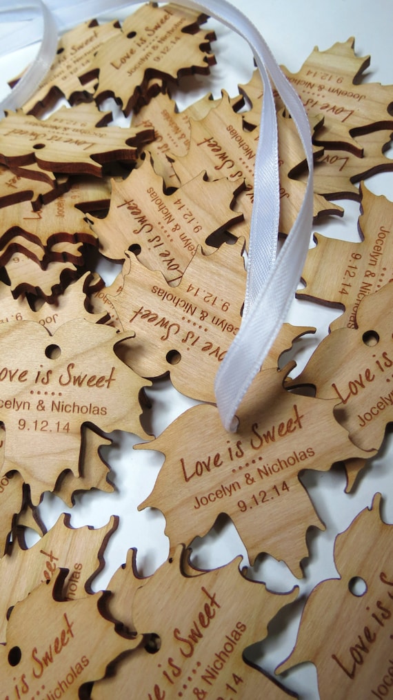 2 X 2 Maple Syrup Tags Custom Wedding Tags Wood Wedding | Etsy