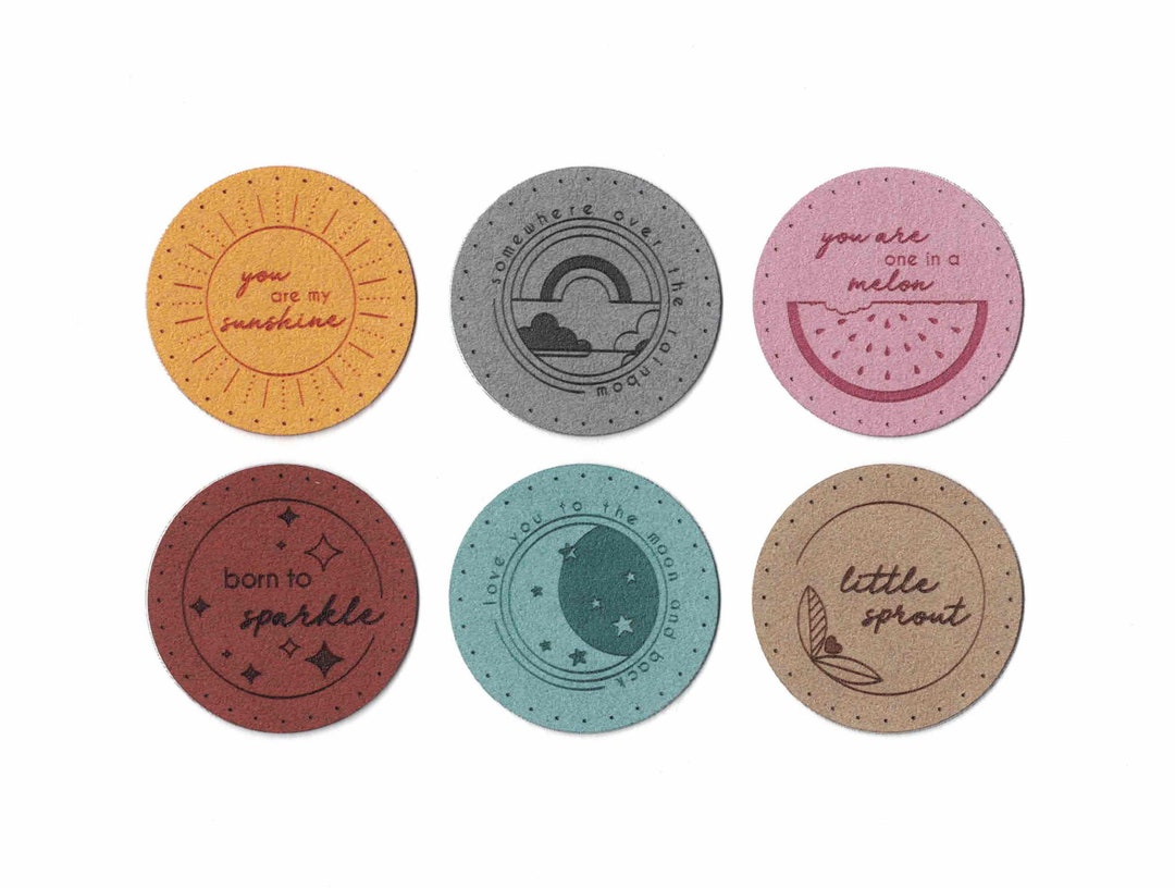 2 Inch Round Patches - Faux Suede Patches - Etsy