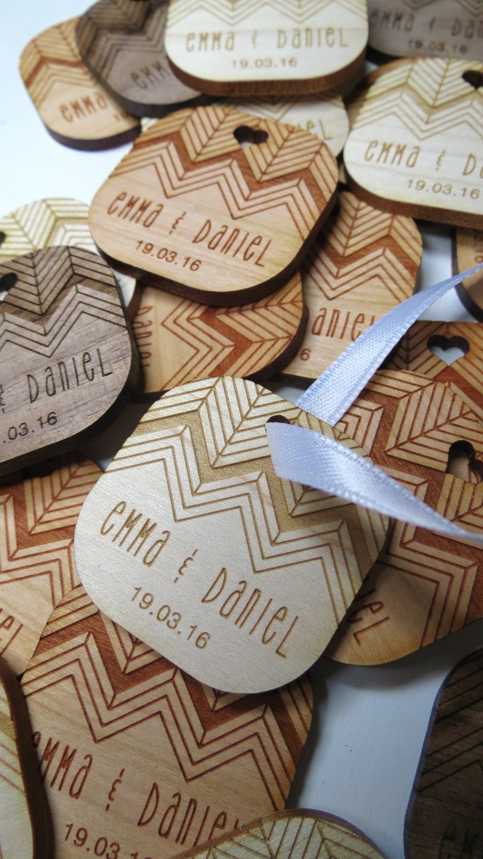 1.5 X 1.5 Wedding Tags Custom Wedding Tags Wood Wedding - Etsy