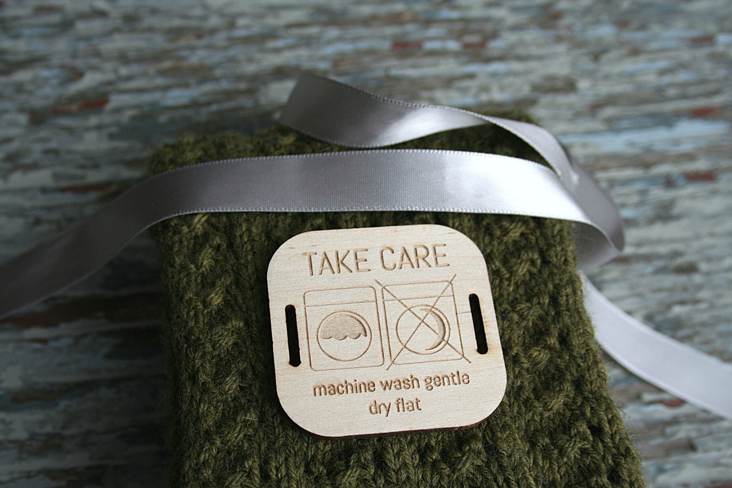 50 2 x 2 Wood Care Tags Wood Clothing Tags | Etsy