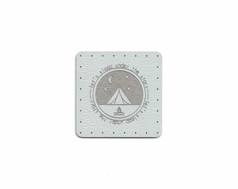 1.75 Inch Square Patches Faux Leather Patches | Etsy