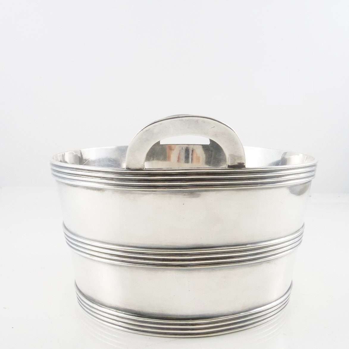 Tiffany & Co Silver Soldered Ice Bucket, Bar-ware, Cocktails - Etsy
