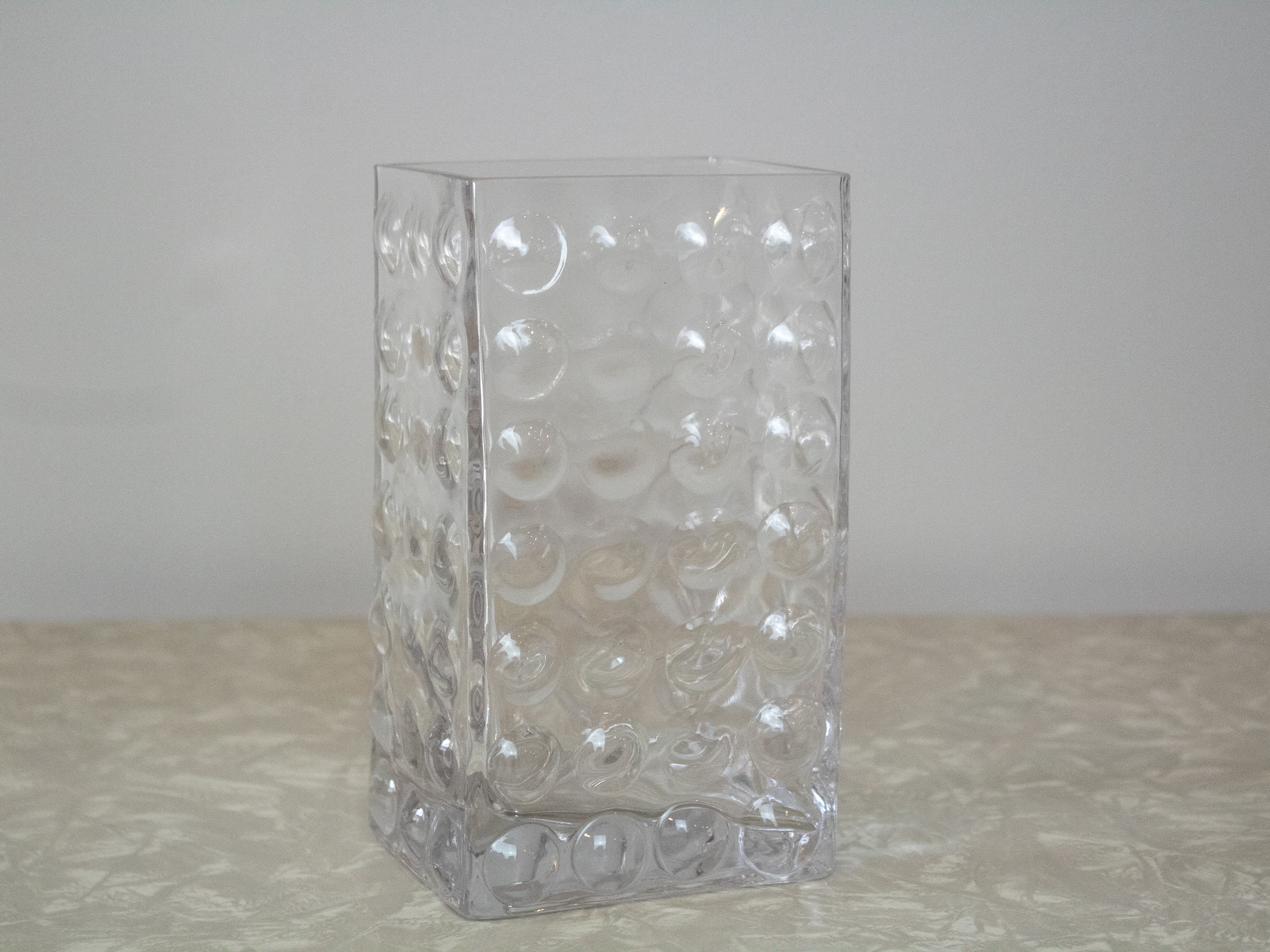 Glass Block Bubble Vase - Etsy