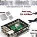 C4labs Zebra Classic Case for Raspberry Pi 3B, 3, 2 and B With Heatsinks & Power Cord Black Ice ...