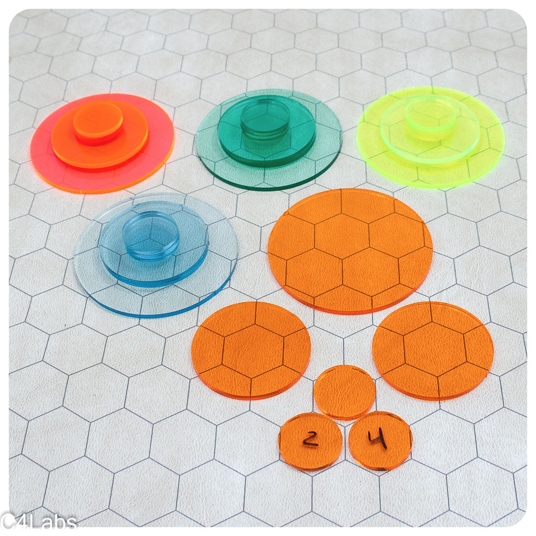 Monster/character Tokens for RPG and Tabletop Games – 30 Token Pack and ...