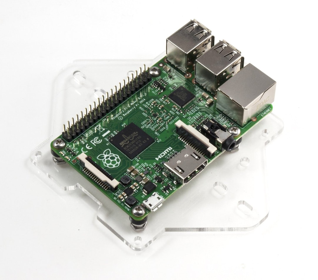 Zebra VESA Mounting Plate-acrylic-for Raspberry Pi 4B, 3 B+ Adruino ...