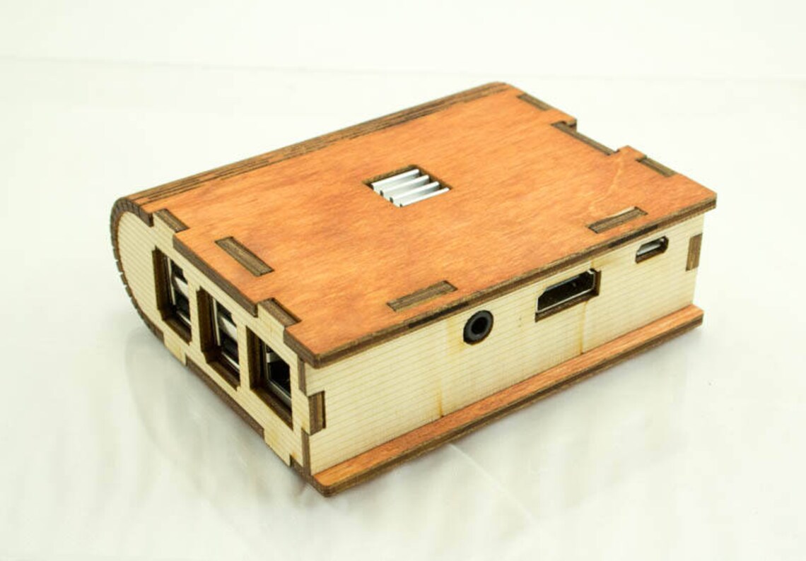 Wood Pi Book Case for Raspberry Pi 3B 3 Pi2 & B With Fan - Etsy