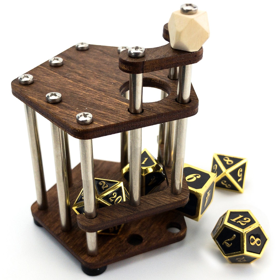 Dnd Dice Jail | Metal Bars | Cage for Bad Dice | Prison | Fits Full Set ...