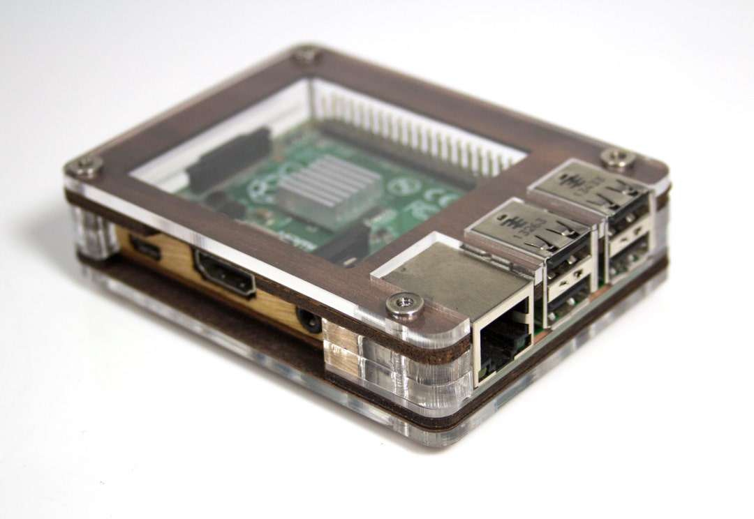 C4labs Zebra Case for Raspberry Pi 3B+, 3, 2 and B+ With Power Cord, Heatsinks & Fan or Solid ...