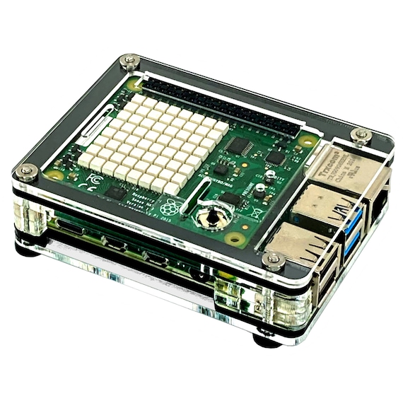 C4labs Zebra Sense Hat Case Kit-for the Raspberry Pi 3B or 4B - Etsy UK