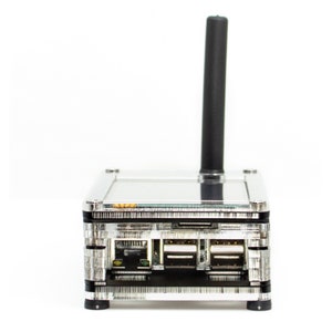 C4labs Zrpi-3.5nsx Case for Raspberry Pi 3B+ & 4B, Zumspot MMDVM, and 3 ...