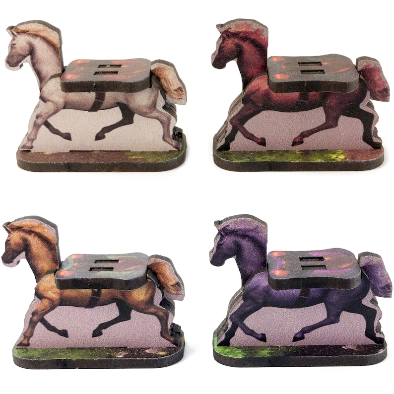 Horse Character Mount | X4 Mounts | 1x2in Base | Role Playing Games ...