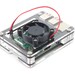C4labs Zebra Classic Case for Raspberry Pi 3B, 3, 2 and B With Heatsinks & Power Cord Black Ice ...