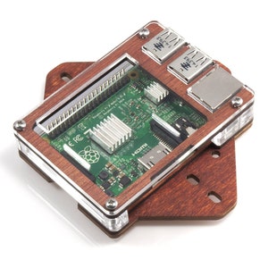 C4labs Zebra VESA Mounting Plate for Raspberry Pi 4B, 3B+, Arduino Uno: Wood - Etsy