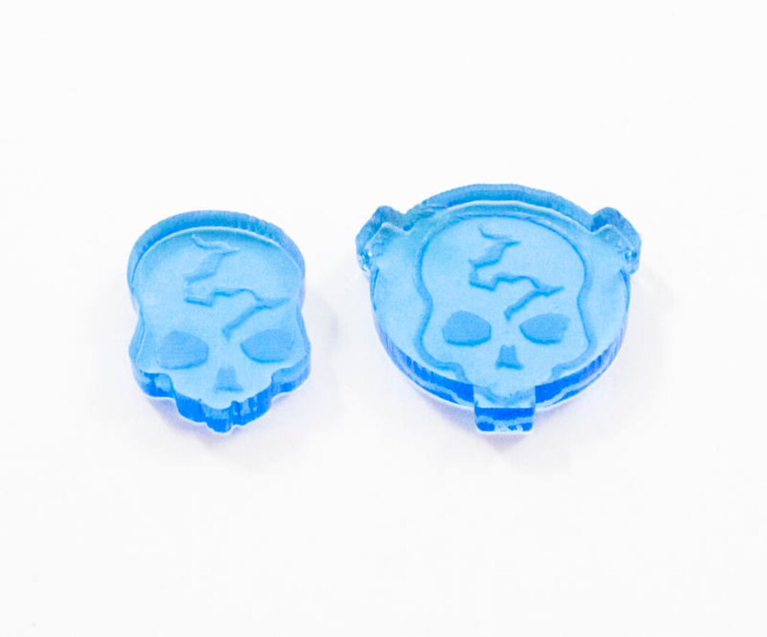 Tabletop Game Tokens Laser Etched Acrylic ~ Set of 15 ~ Health or ...