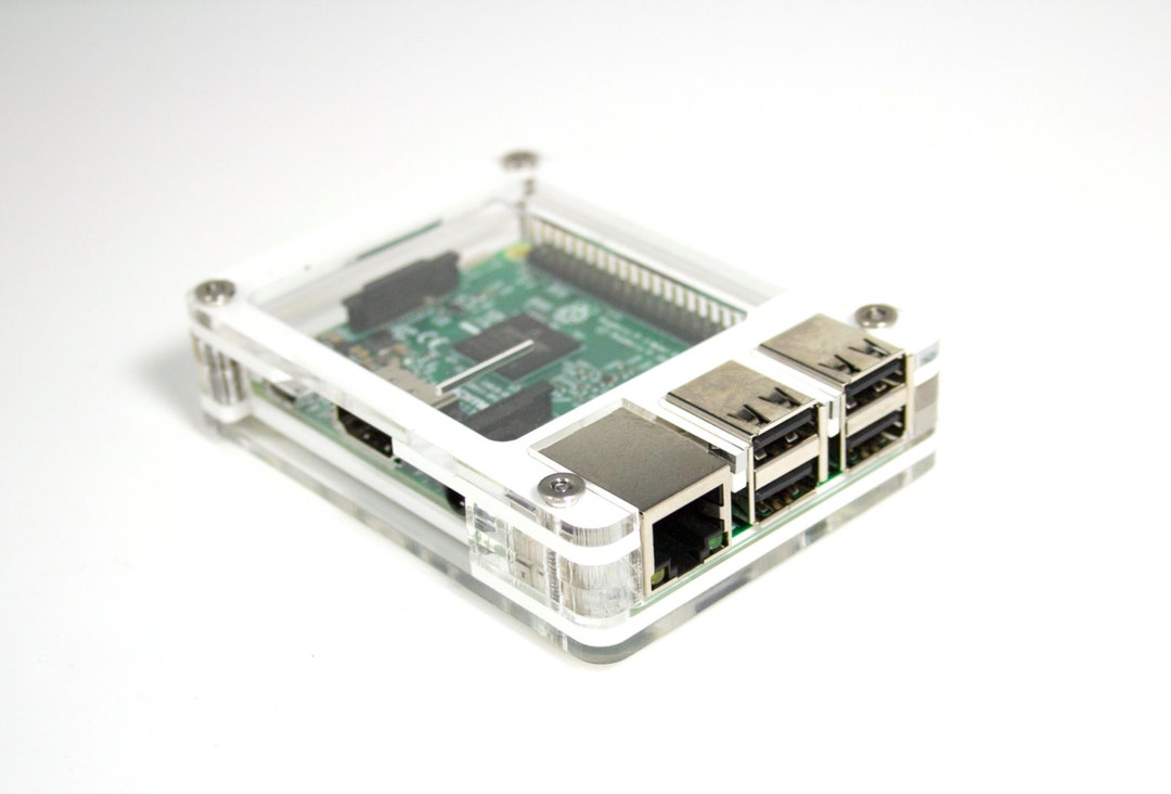 C4labs Zebra Case for Raspberry Pi 3B+, 3, 2 and B+ With Power Cord & Fan Option - Arctic White ...