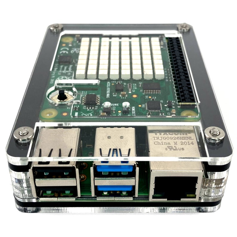 C4labs Zebra Sense Hat Case Kit For The Raspberry Pi 3b Or 4b Etsy 