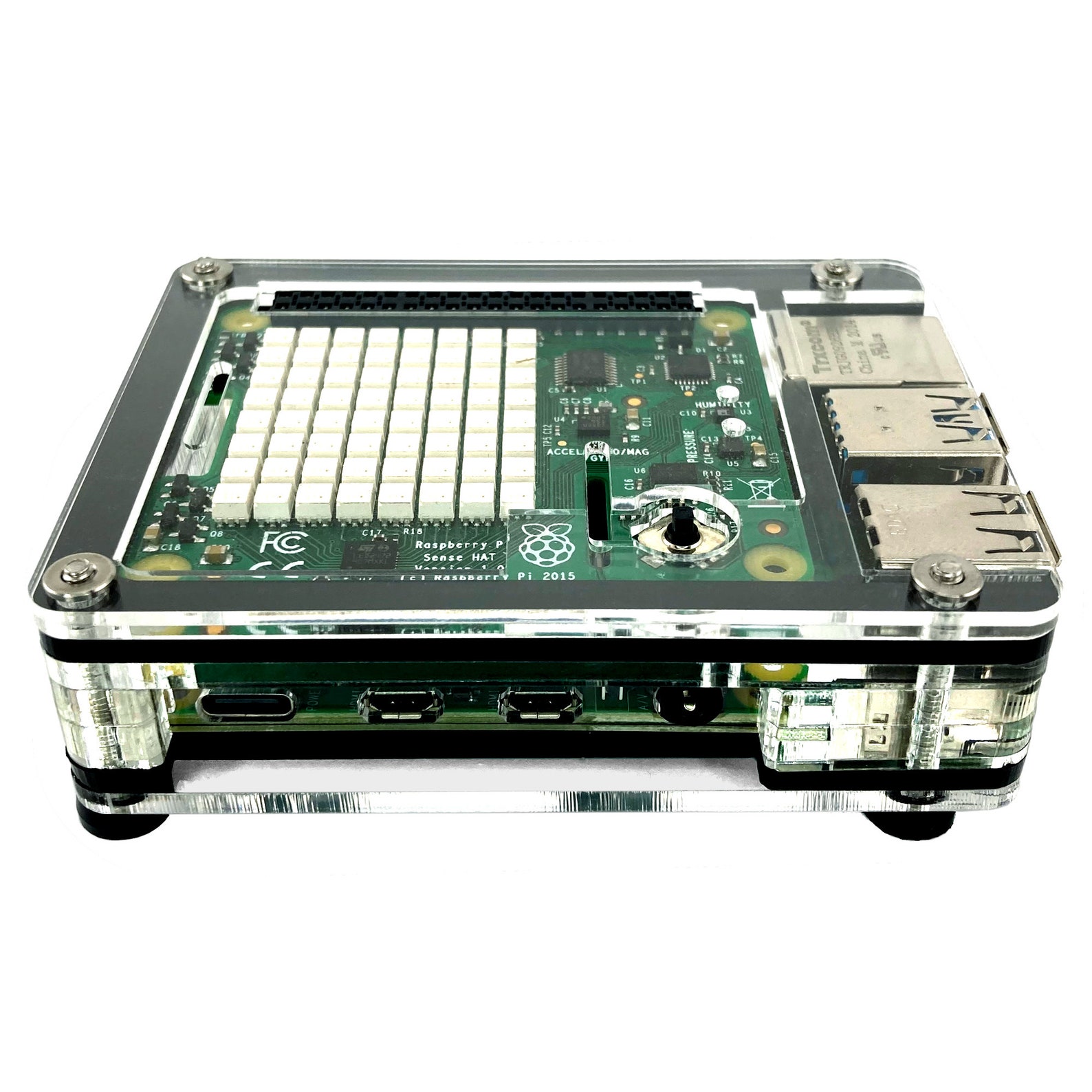 C4labs Zebra Sense Hat Case Kit-for the Raspberry Pi 3B or 4B - Etsy