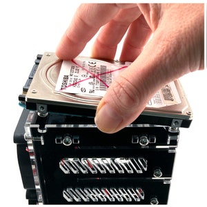 C4labs Bramble 4 or 6 Stack Cluster Case With Fans for Raspberry Pi5 ...