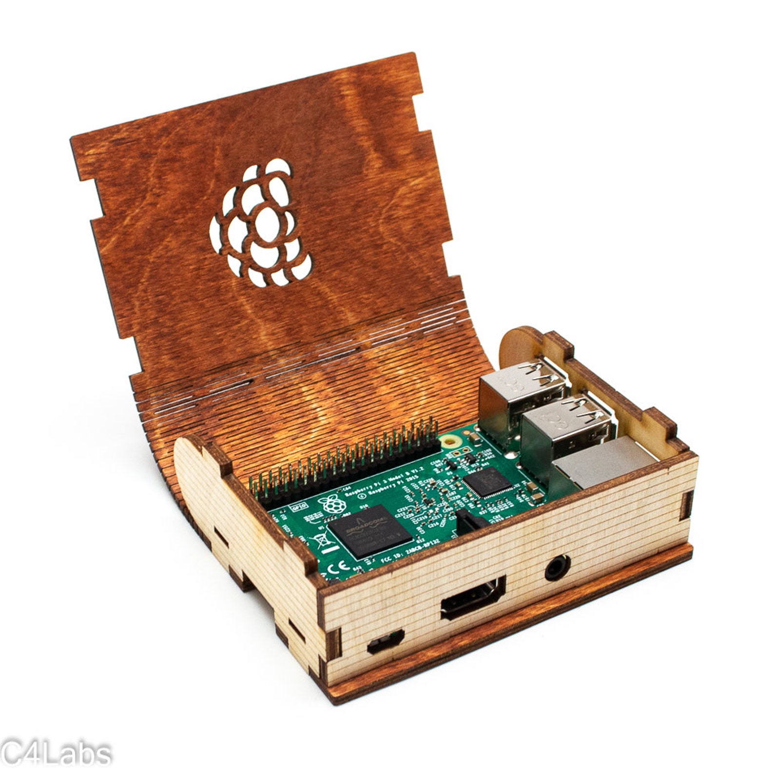 Piberry Book Case for Raspberry Pi 3B+, 3, Pi2 & B+ -gunstock Berry - Etsy
