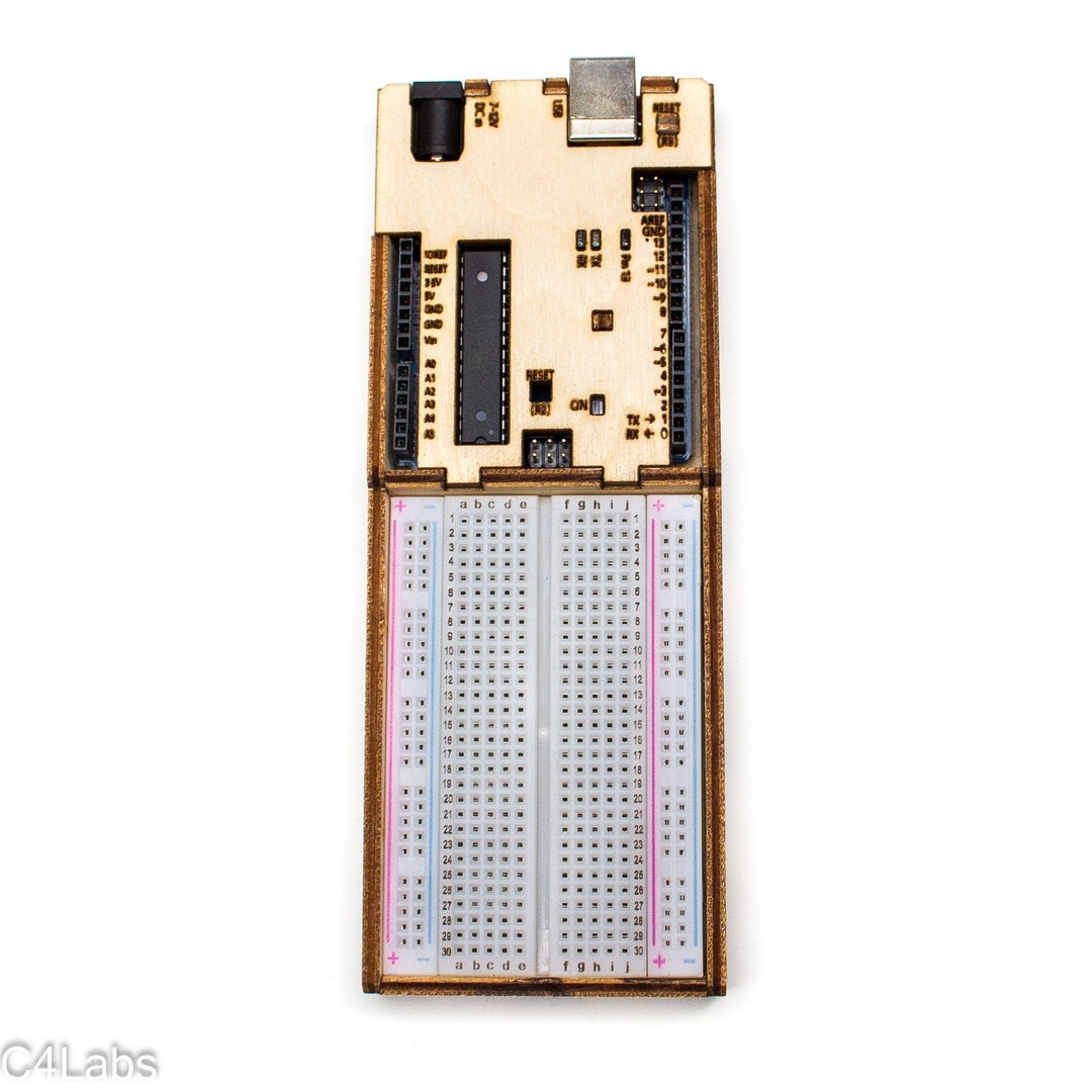 C4labs Pocket Case Plus for the Arduino Uno - Breadboard Included - Etsy