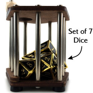 Dnd Dice Jail | Metal Bars | Cage for Bad Dice | Prison | Fits Full Set ...
