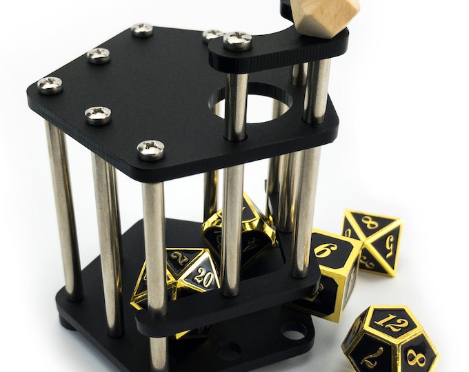 Dnd Dice Jail | Metal Bars | Cage for Bad Dice | Prison | Fits Full Set ...