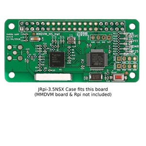 C4labs Zrpi-3.5nsx Case for Raspberry Pi 3B+ & 4B, Zumspot MMDVM, and 3 ...
