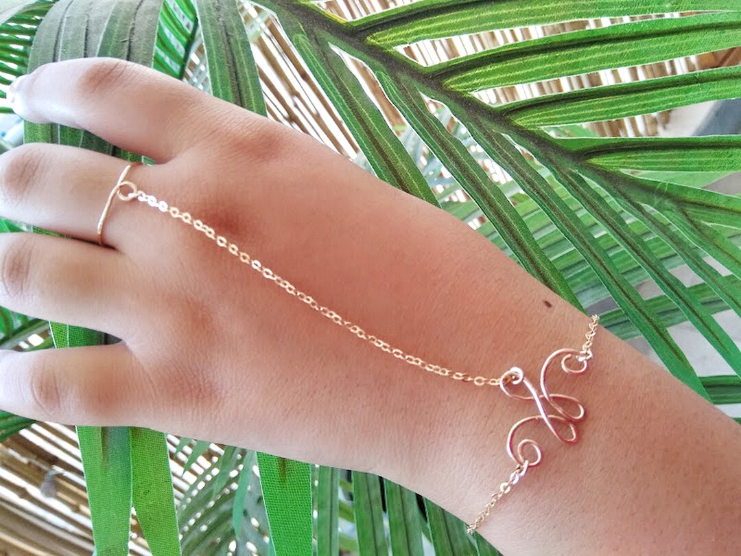 Hand Bracelet Ring, Gold Ring Bracelet, Hand Chain Bracelet, Hand ...