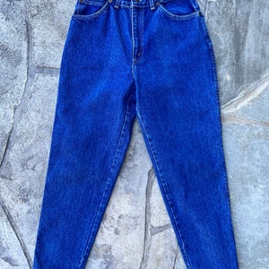 Size 26 High Waisted Dark Wash Denim Jeans / by Chic / Made in USA ...