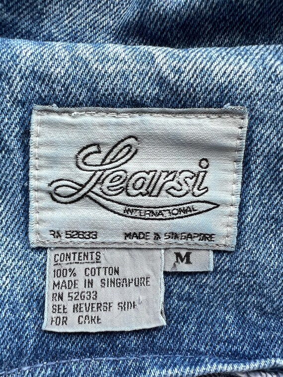 80's Denim Duster Coat / by Learsi International / Ov… - Gem