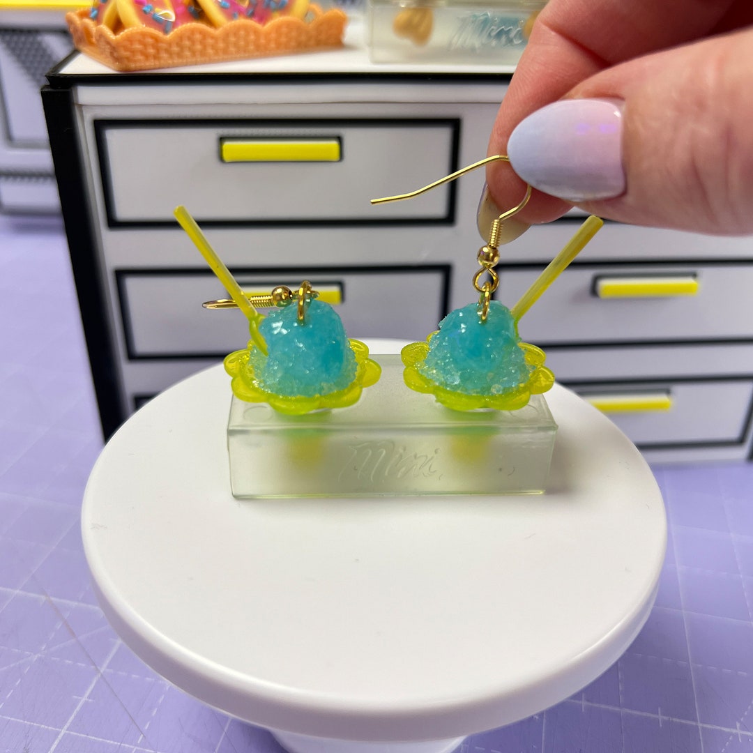 Stud Earrings With Heart Cookies From Miniverse in Different Designs - Etsy