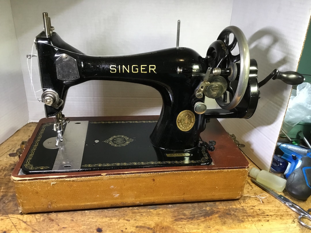 1940s Singer 128k Handcrank Sewing Machine - Etsy