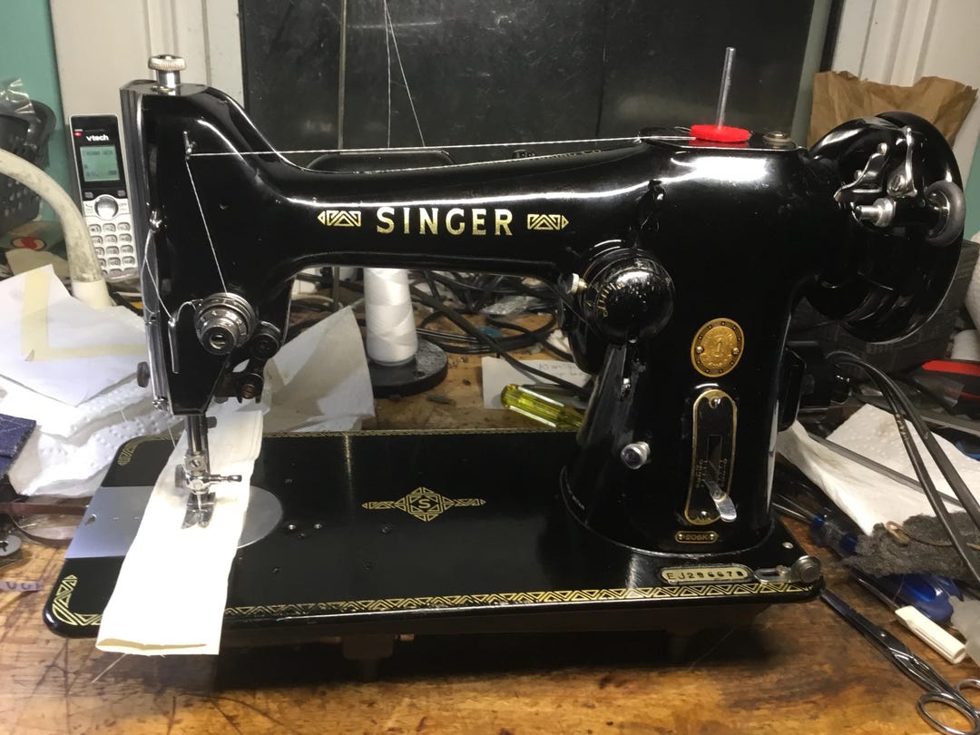 1953 Singer 206K Zig Zag Sewing Machine. Rare Model. - Etsy