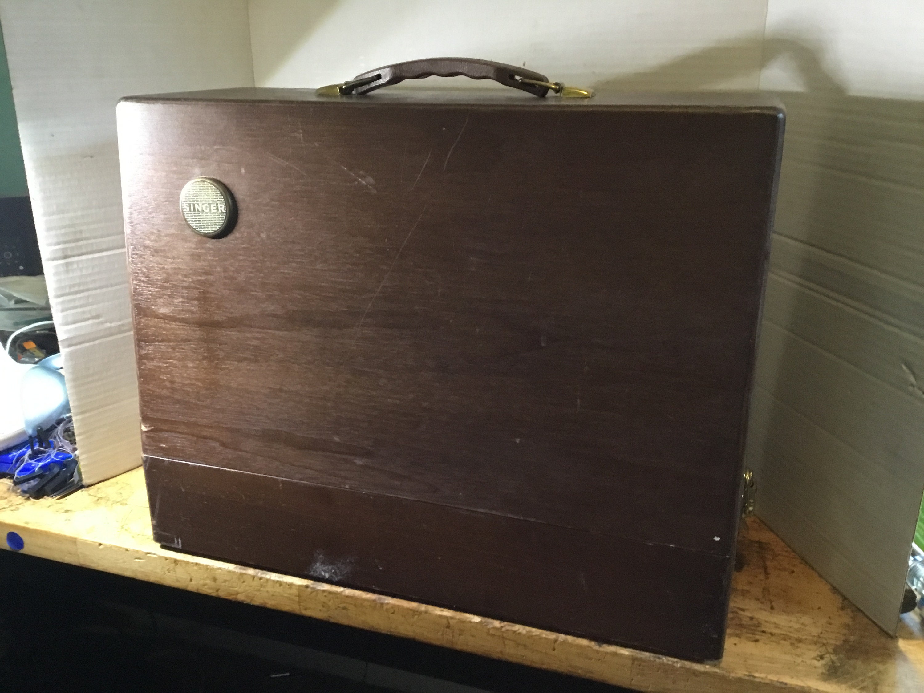 1960s Singer Sew Machine Wooden Carrying Case - Etsy