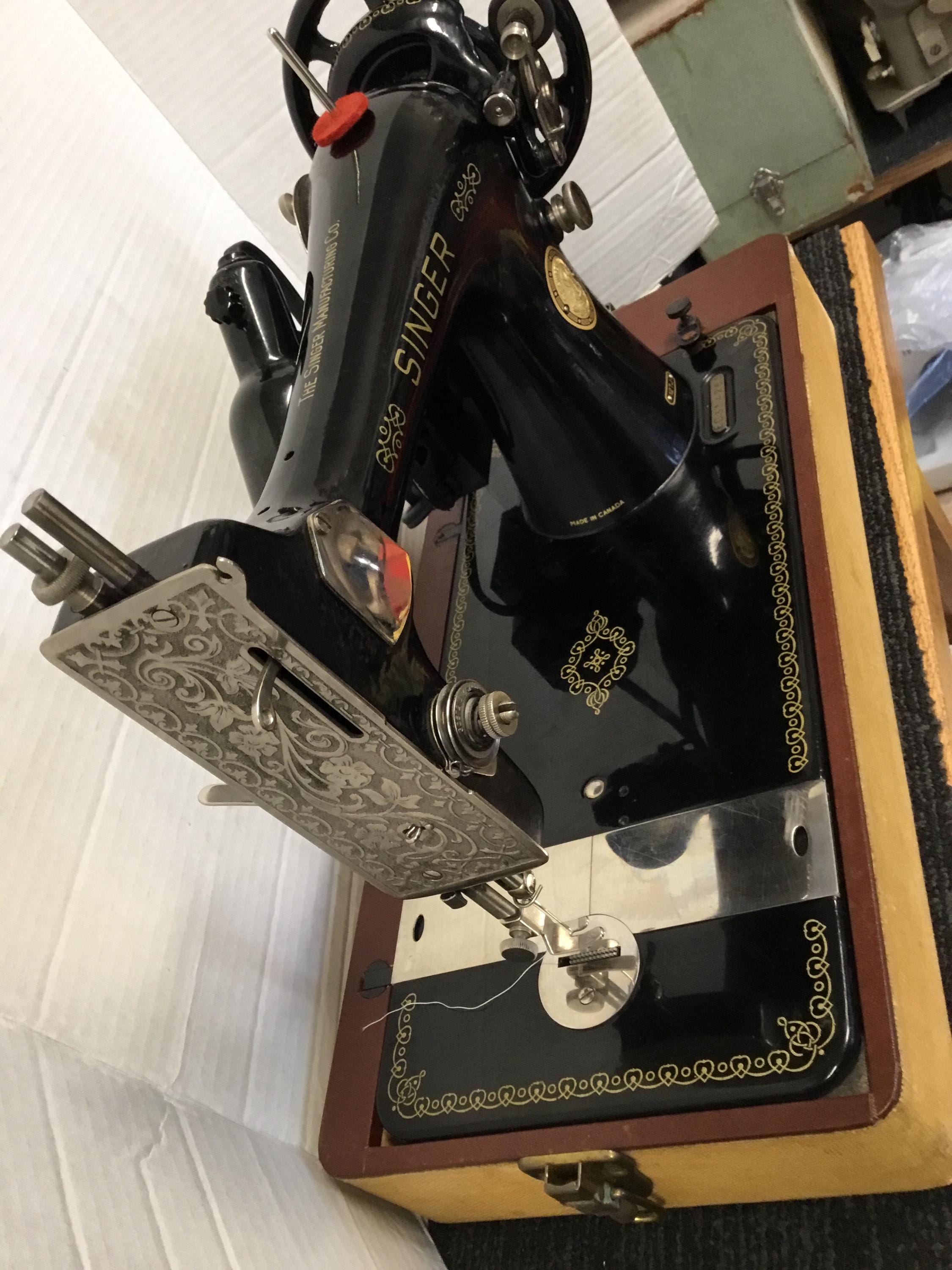 1939 Singer 127J Sewing Mach , Sixteen Years Waiting for Assembly. Like ...