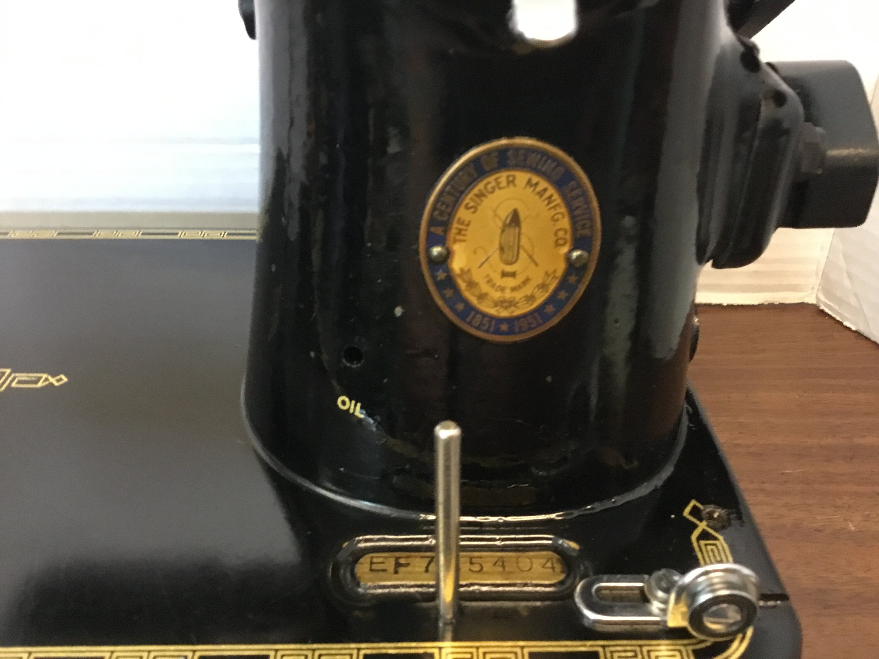 201K Singer Sewing Machine. Anniversary 1951 Model. - Etsy