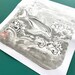 Original Japanese Sumie-dolphin-waves-sumi Ink Painting-suibokuga-zen ...