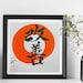 Kaizen-改善-improvement-original Japanese Calligraphy-red Sumi Ink-enso ...