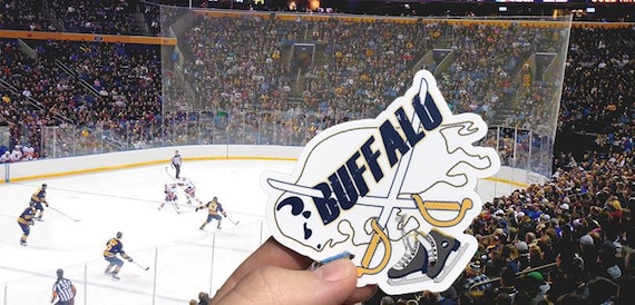 Buffalo Hockey Sticker - Etsy