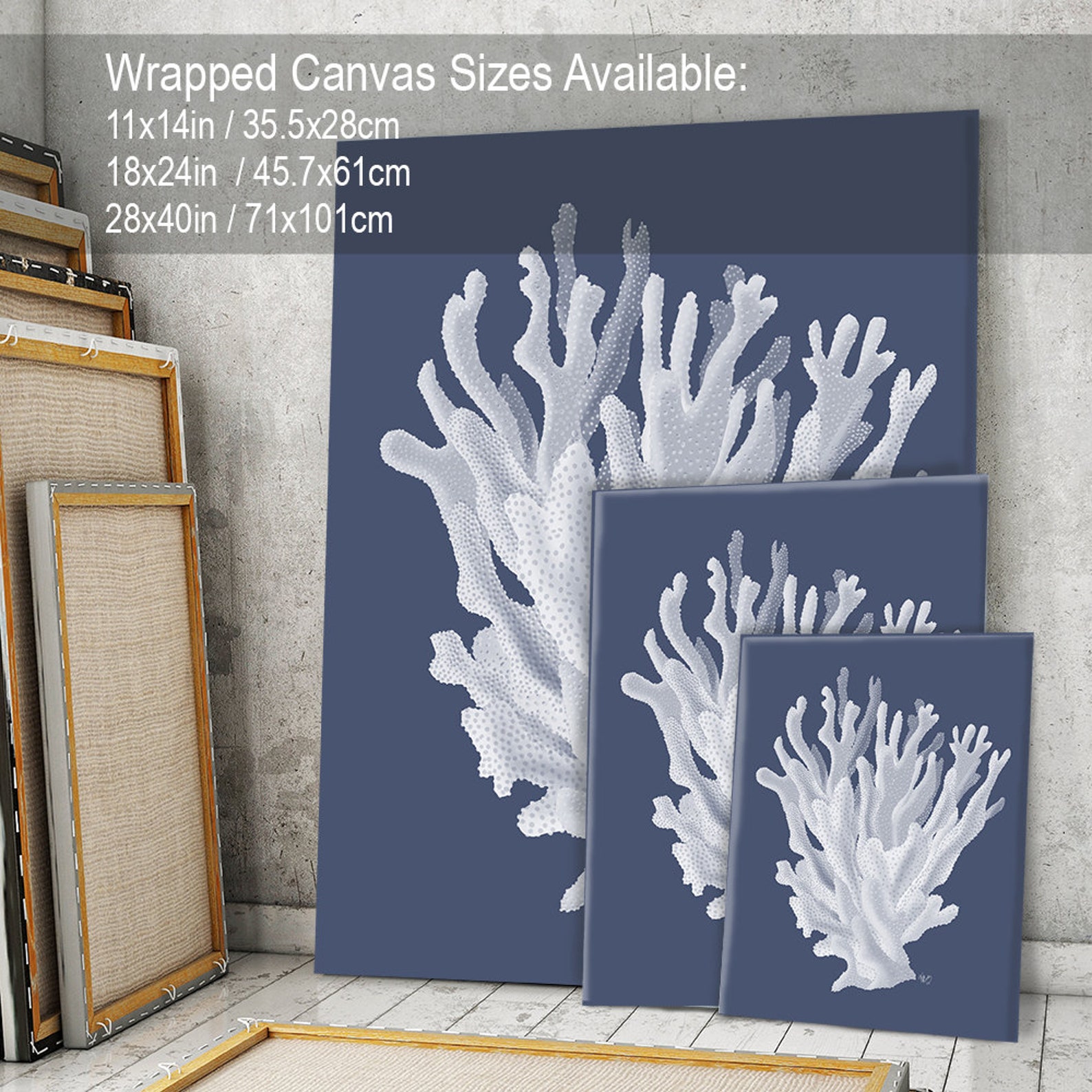 Sea Coral Print Nautical art coral decor coastal home | Etsy