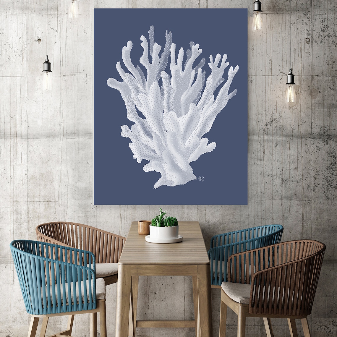 Sea Coral Print Nautical Art Coral Decor Coastal Home - Etsy UK