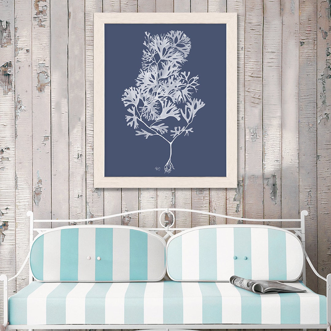 Living Room Decor, Blue Room Ideas, Nautical Wall Art, Coastal Decor ...