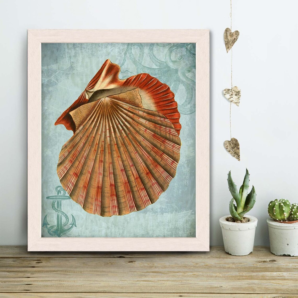 Sea shell print Coastal Life Shell 1 seashell print seashell | Etsy