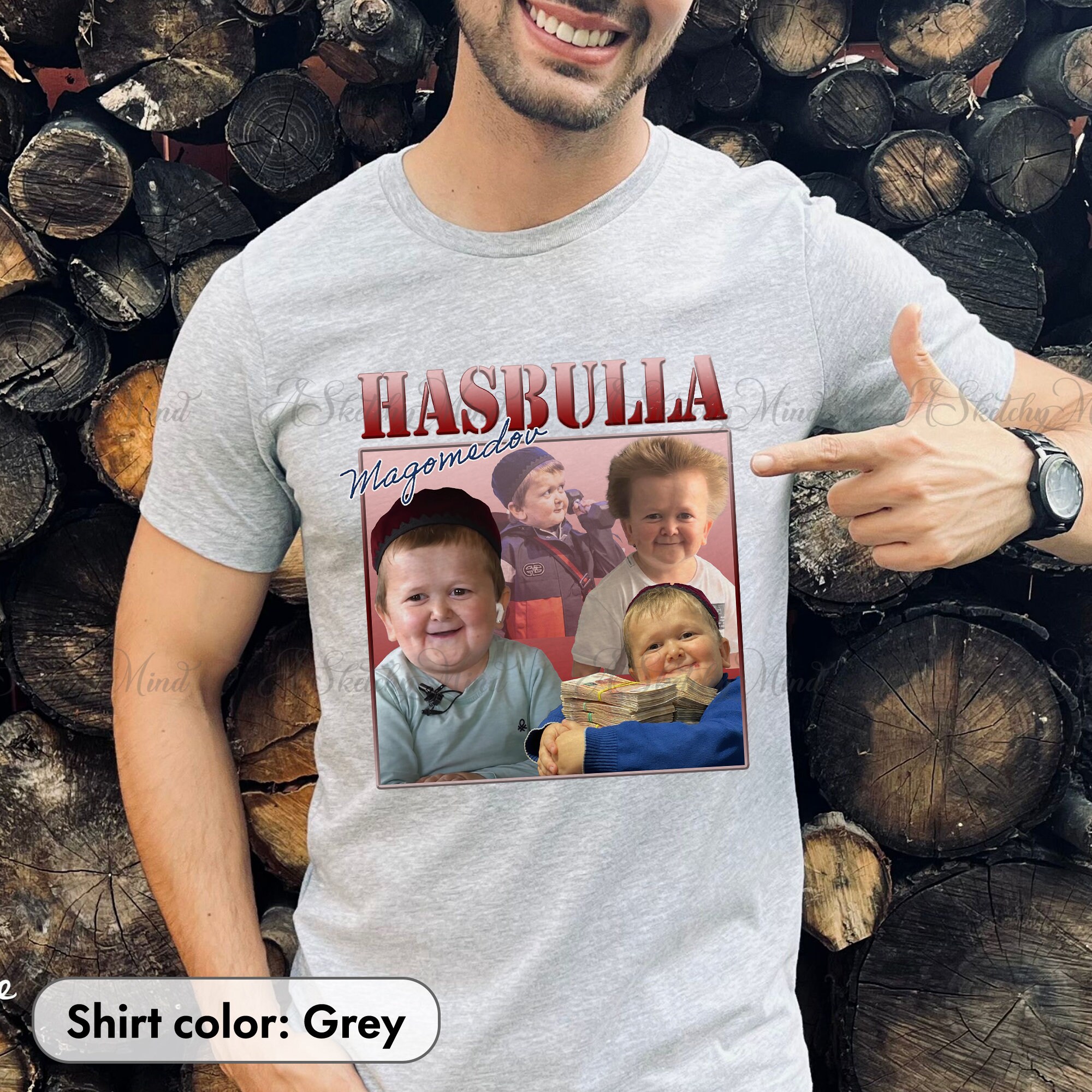 Hasbulla Magomedov Shirt Mini Khabib Meme Tshirt King Hasbulla Shirt ...