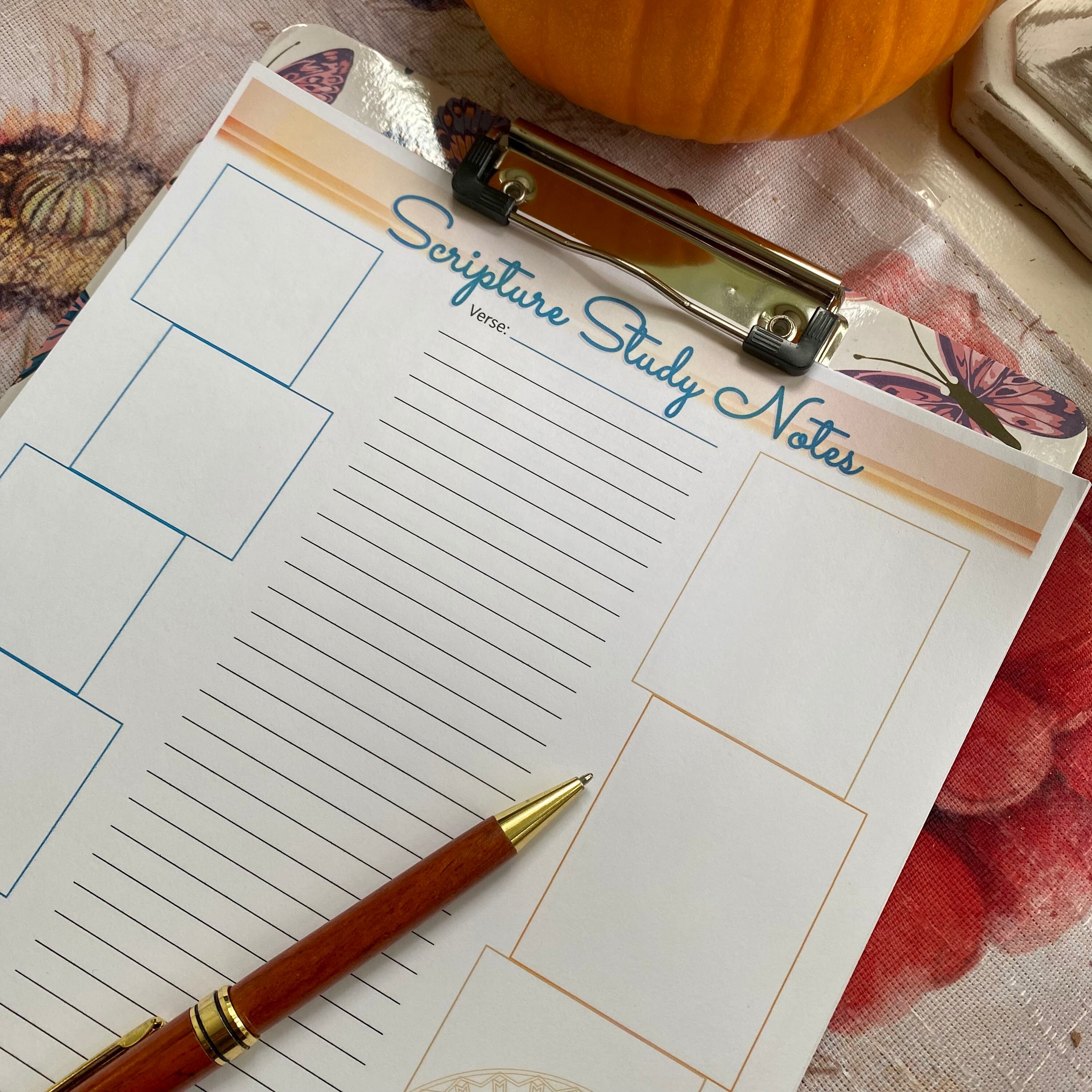 Digital Download // Scripture Notes - Etsy