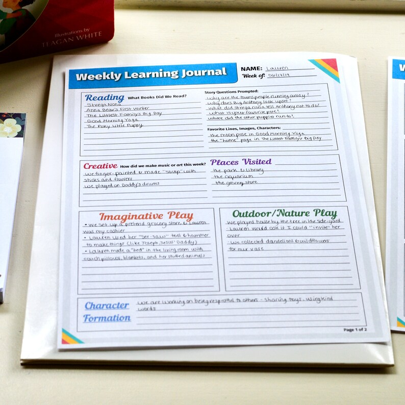 Digital Download // Weekly Teacher Homeschool Planner - Etsy